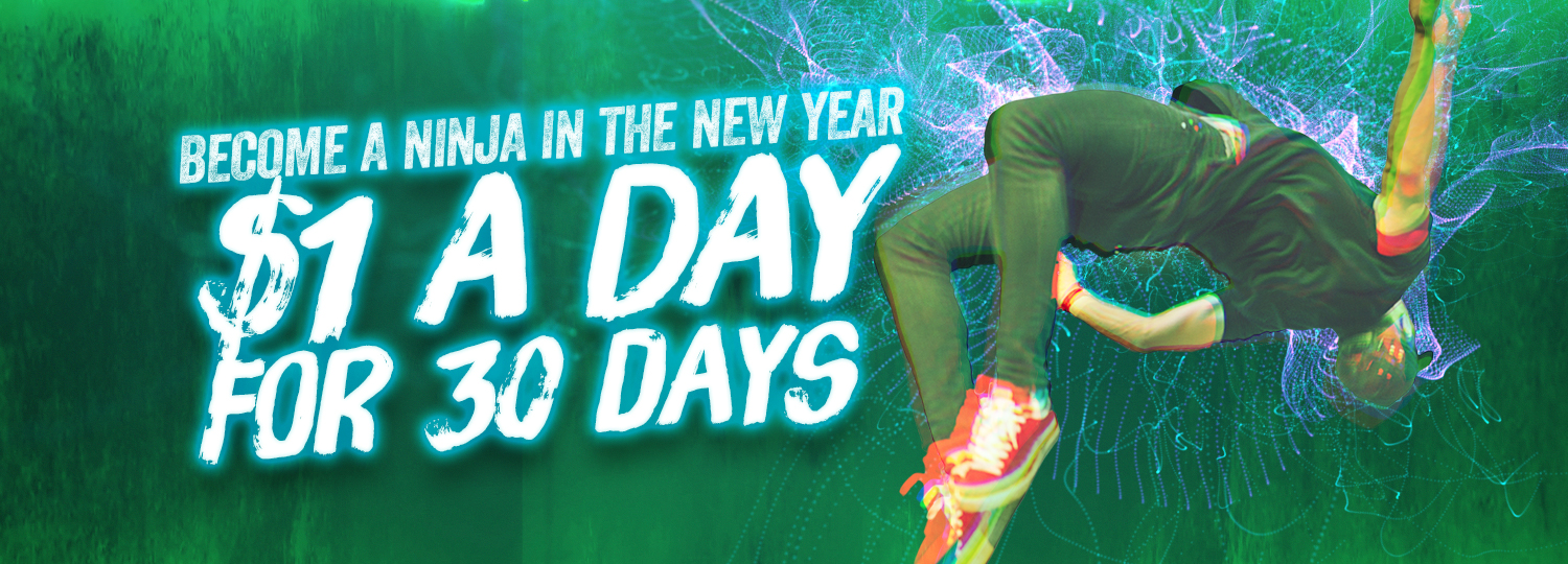 Become a Ninja in the New Year | Ninja Parc